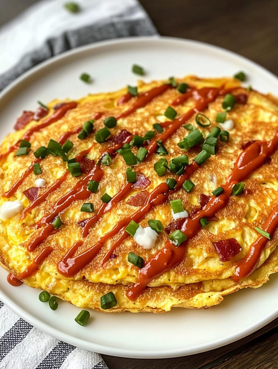 Western Hash Brown Omelet - Sophia Recipes