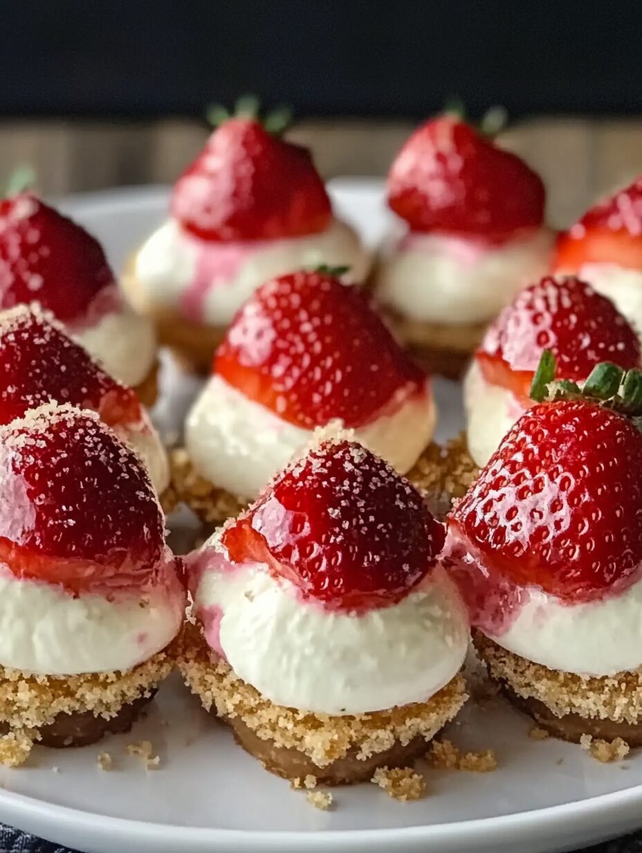 Cheesecake Deviled Strawberries - Sophia Recipes