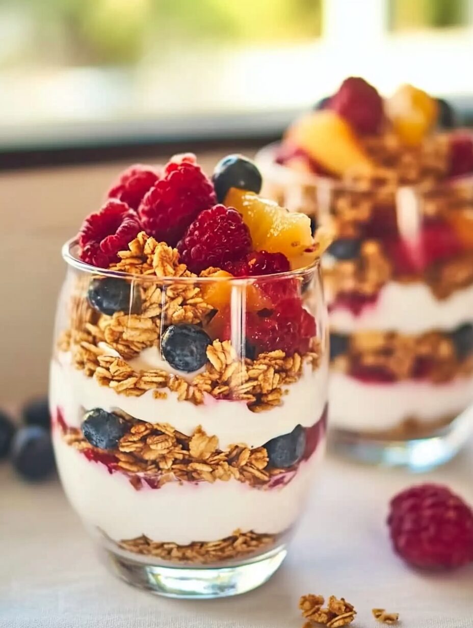 Granola and Fruit Parfaits - Sophia Recipes