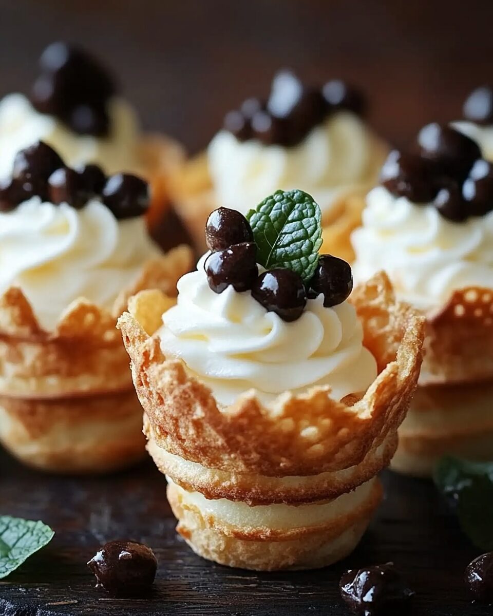 Mini Cannoli Cups - Sophia Recipes