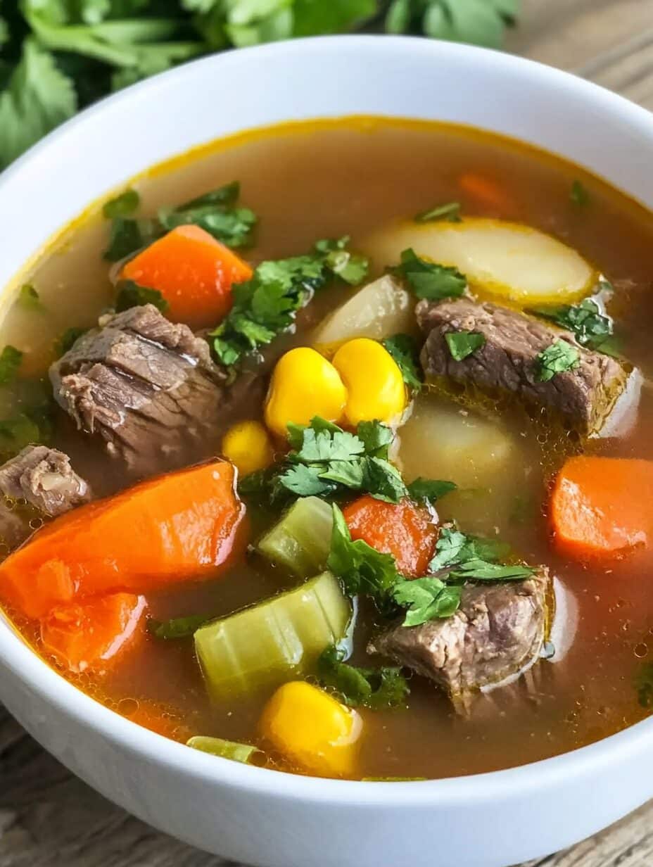 Mexican Beef Soup - Sophia Recipes