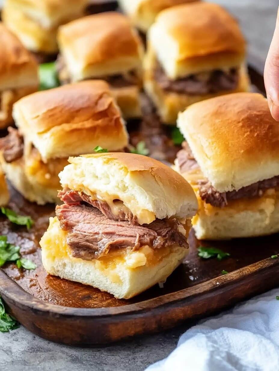 Hawaiian Roll Roast Beef Sliders - Sophia Recipes