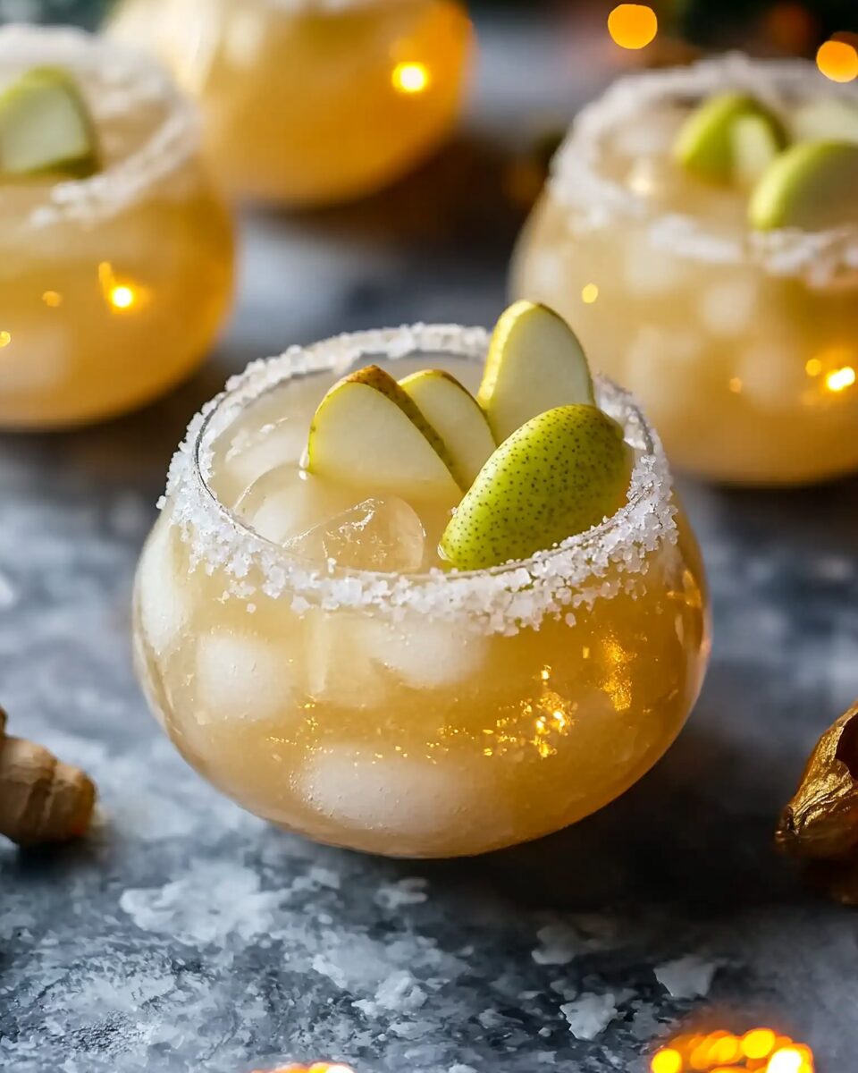 Pear Ginger Champagne Punch - Sophia Recipes
