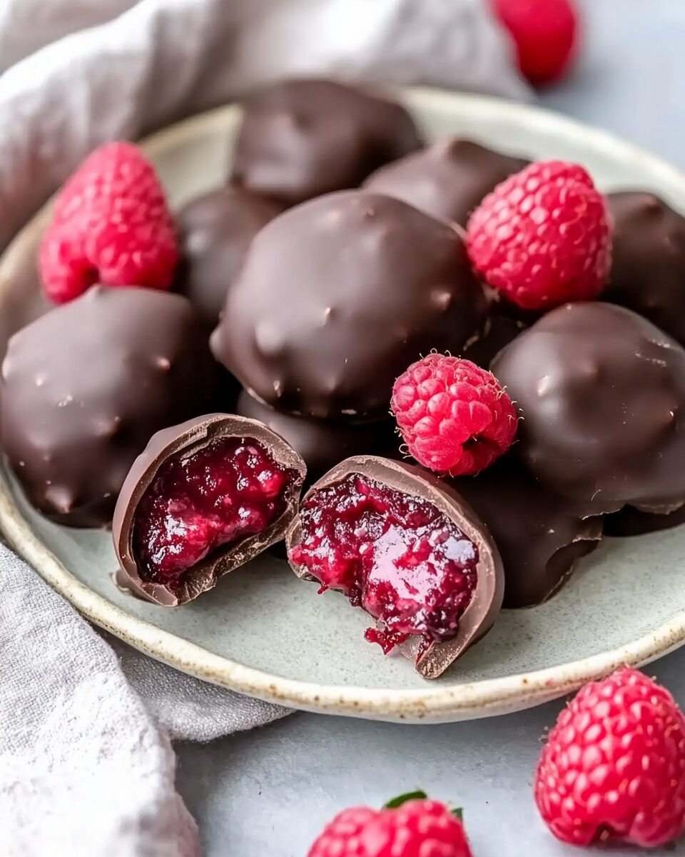 Raspberry Filled Chocolate - Sophia Recipes