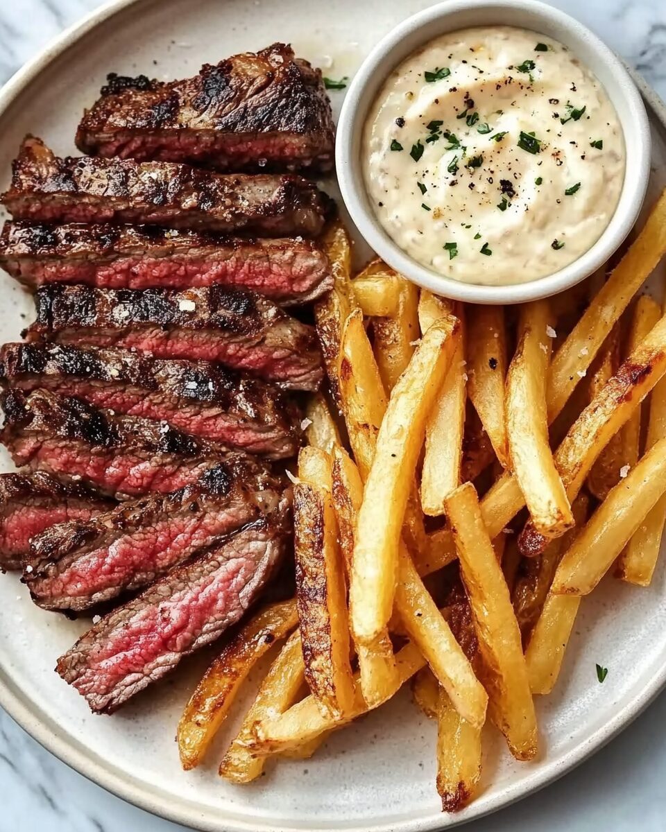 Steak Frites with Garlic Aioli - Sophia Recipes