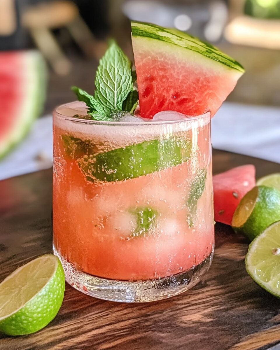 Watermelon Lime Mint Mocktails - Sophia Recipes