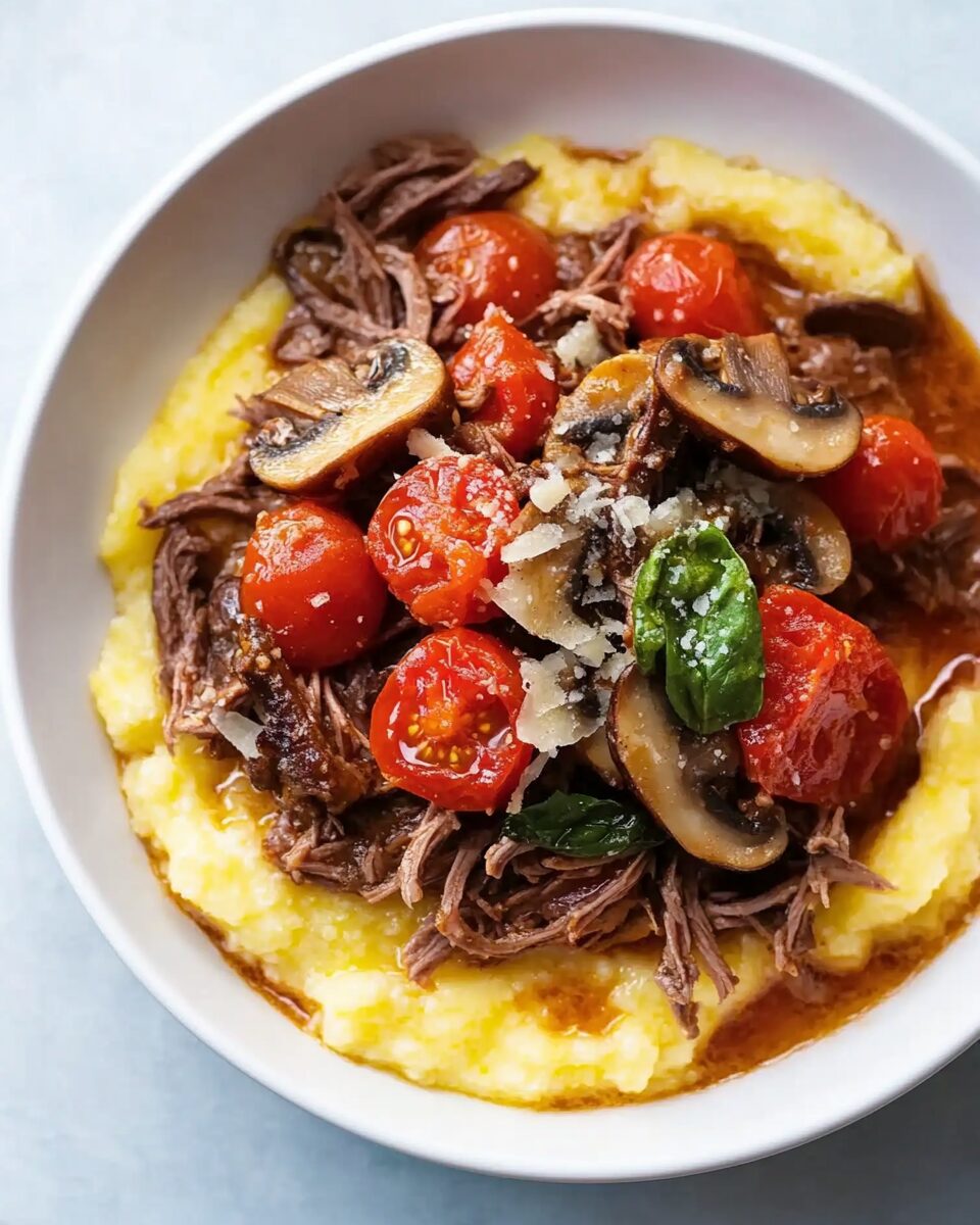 Slow-Cooker Beef and Polenta - Sophia Recipes