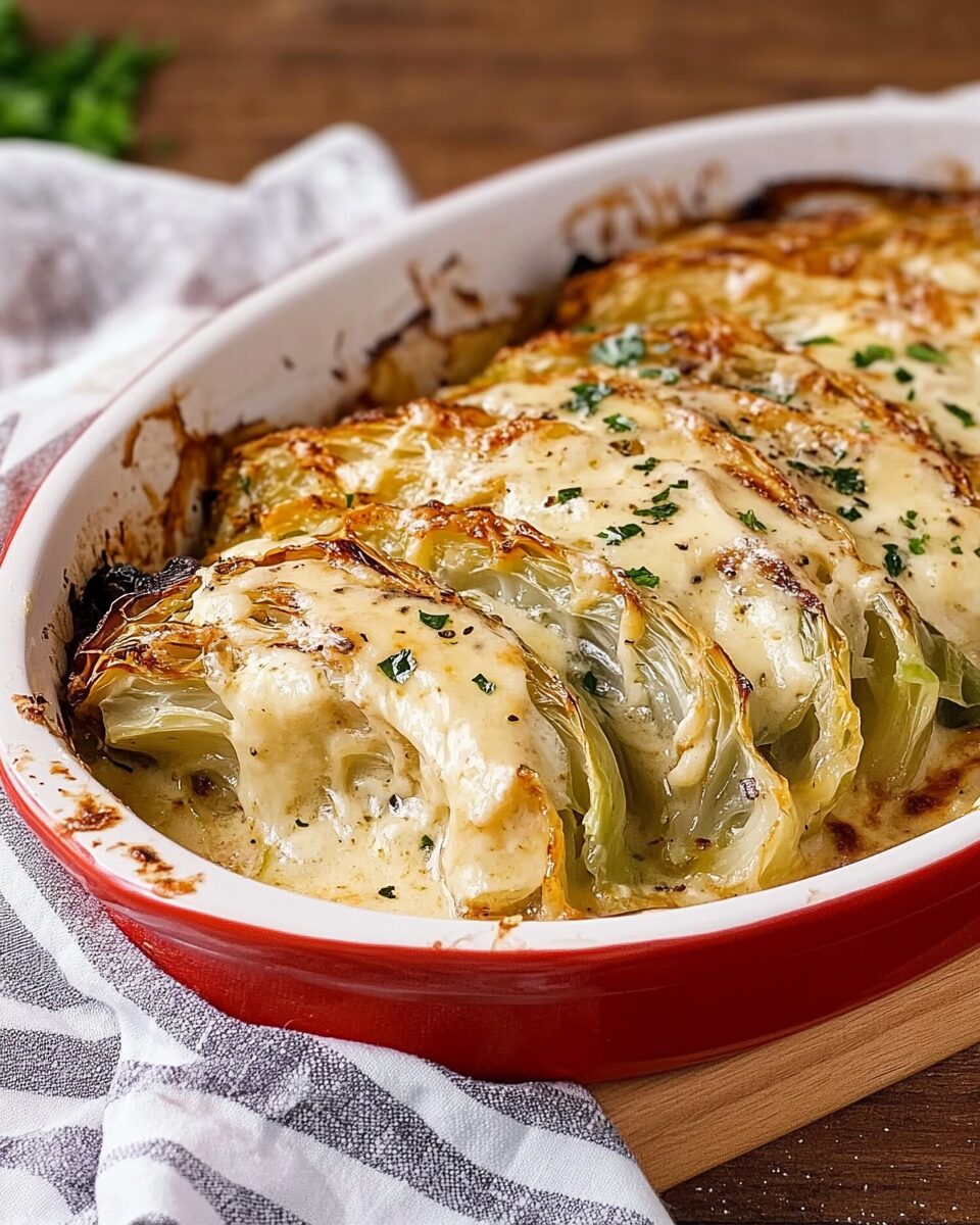 Cheesy Cabbage Gratin - Sophia Recipes