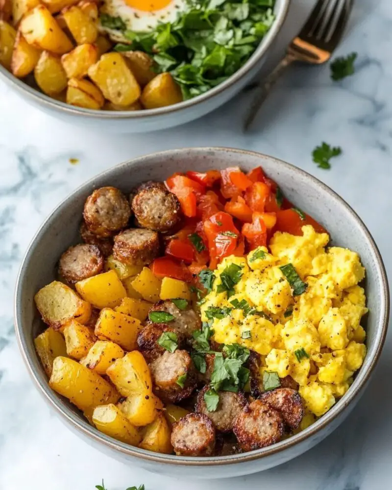 Easy Make-ahead Breakfast Bowls - Sophia Recipes