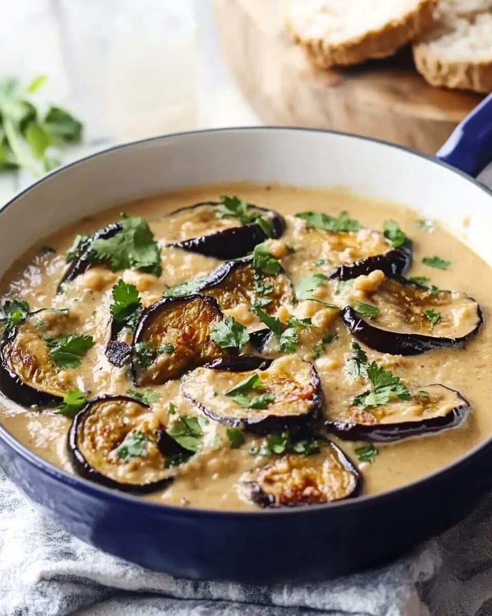 Coconut and peanut aubergine curry - Sophia Recipes