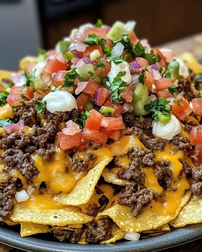 Epic Beef Nachos Supreme - Sophia Recipes