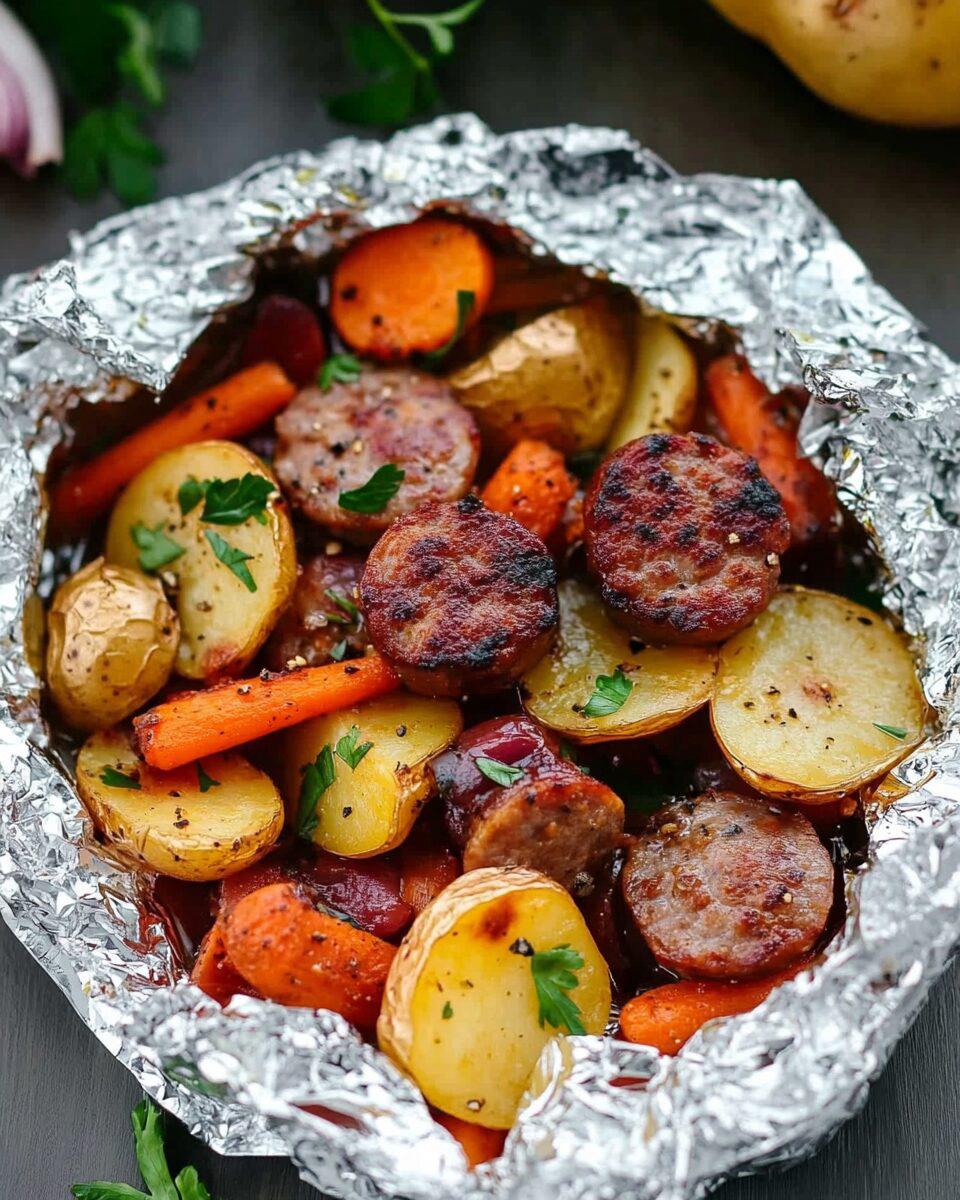 Hobo Foil Packets - Sophia Recipes