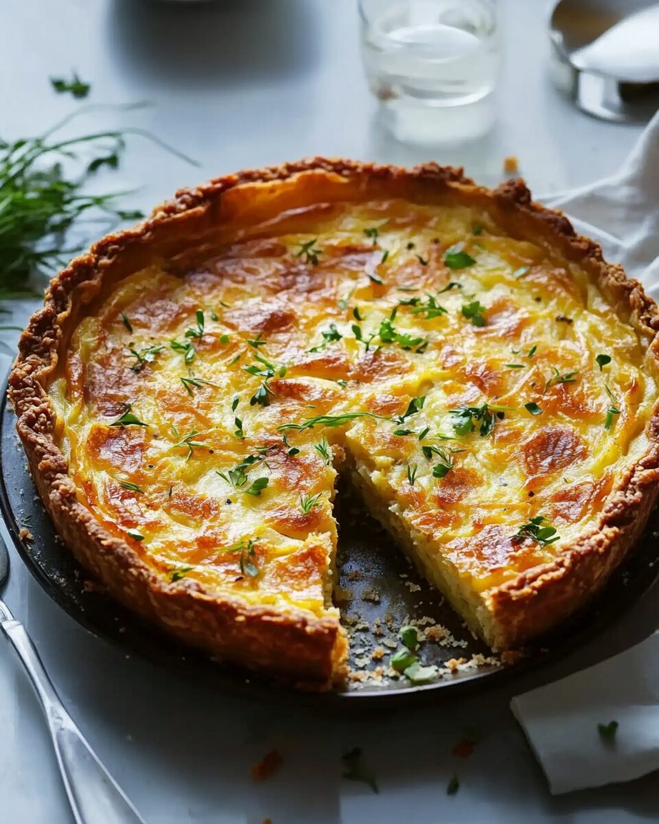 Hash Brown Crust Quiche - Sophia Recipes