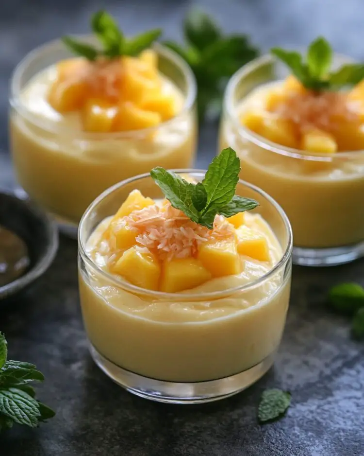 Quick Mango Mousse - Sophia Recipes