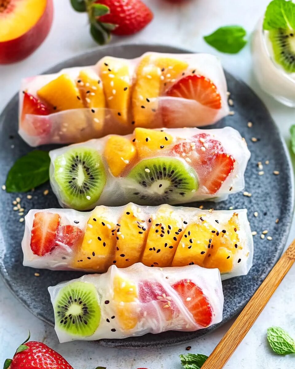 Dessert Spring Rolls - Sophia Recipes