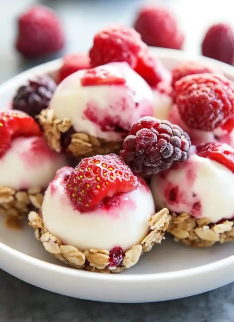 FroYo Berry Bites - Sophia Recipes