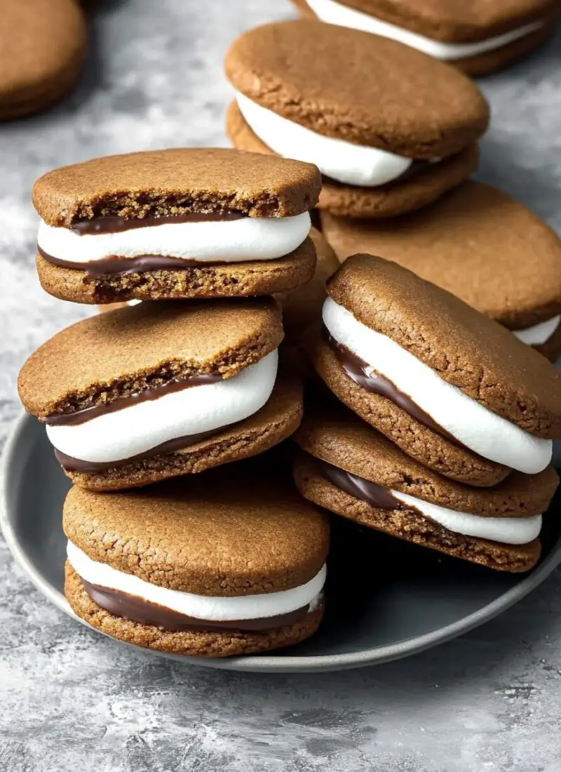 Gingerbread Sandwich Cookies - Sophia Recipes