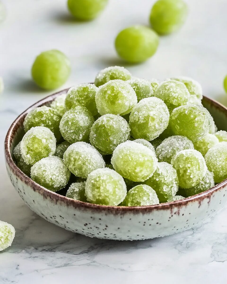 Healthy Sour Candied Frozen Grapes - Sophia Recipes