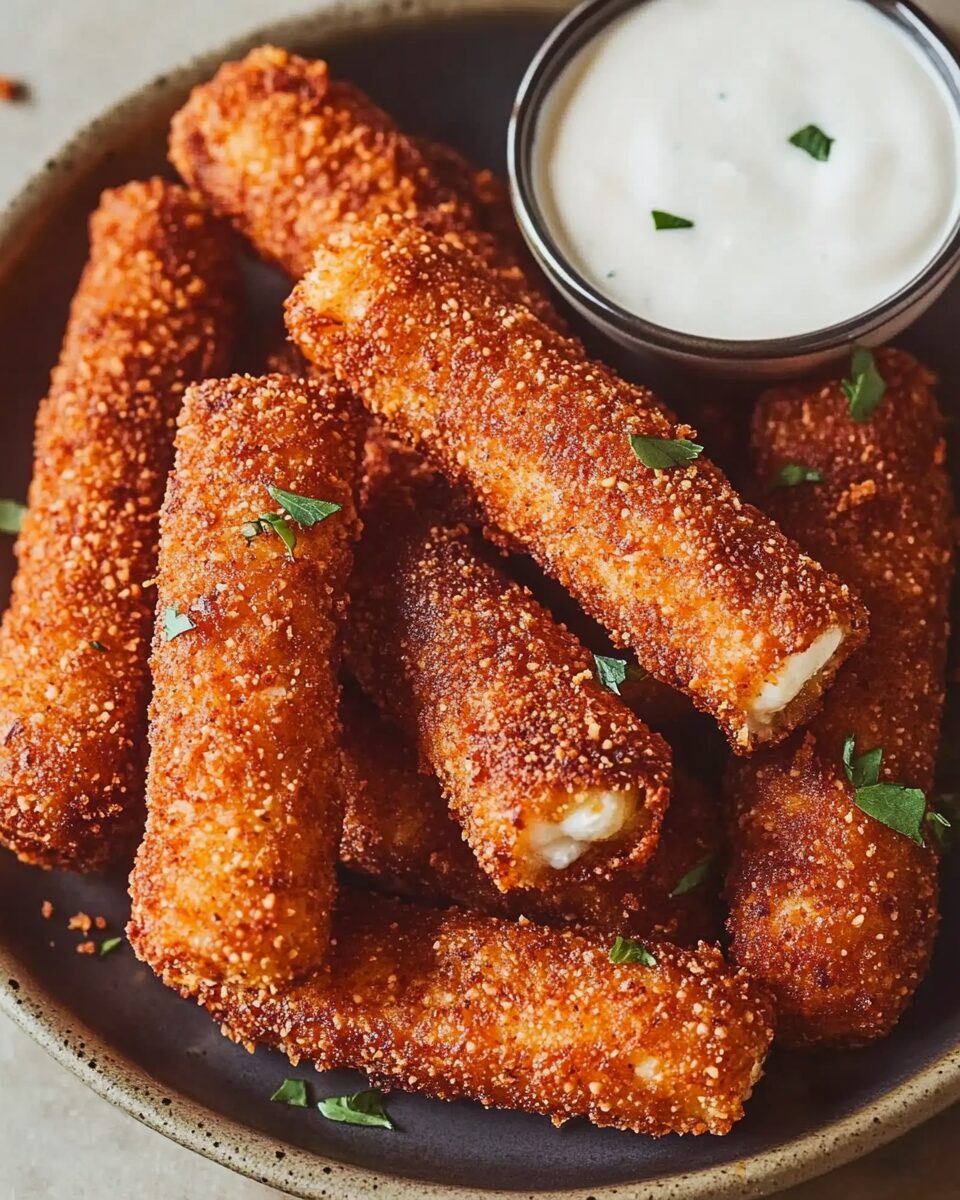 Nashville Hot Mozzarella Sticks - Sophia Recipes