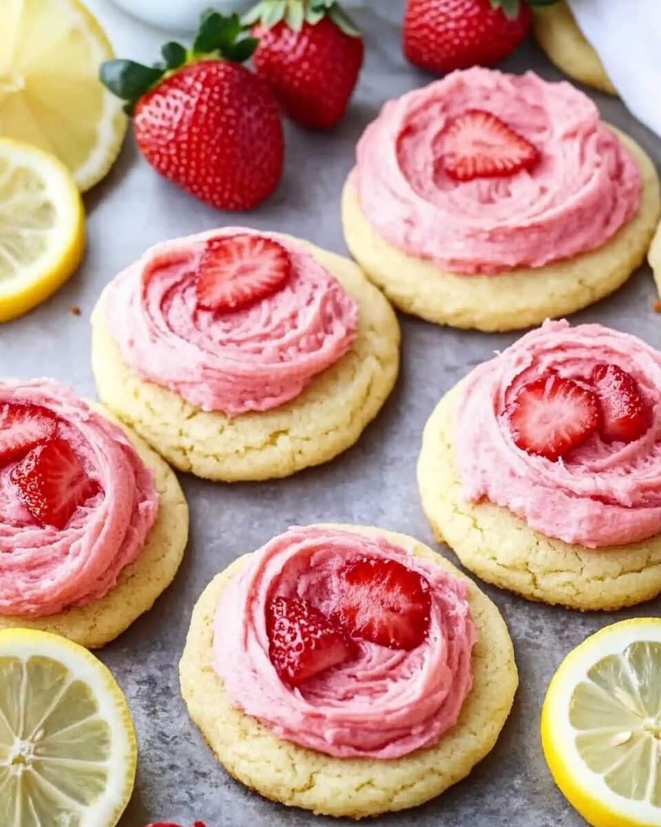 Strawberry Lemonade Cookies - Sophia Recipes