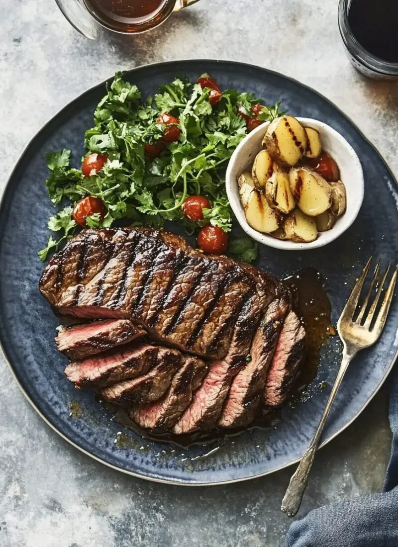 Easy Marinated Flank Steak - Sophia Recipes