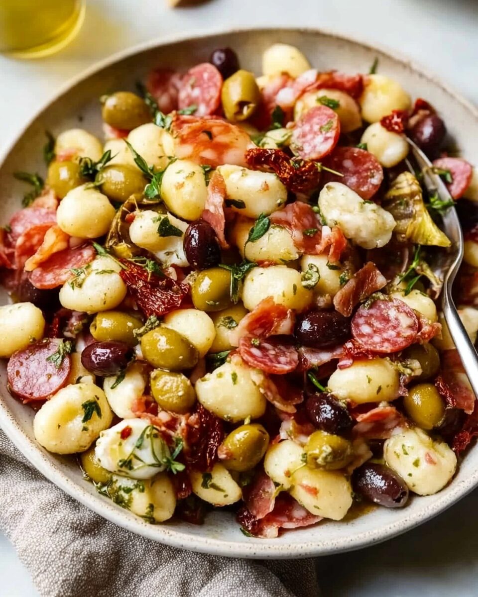 Gnocchi Antipasto Salad - Sophia Recipes