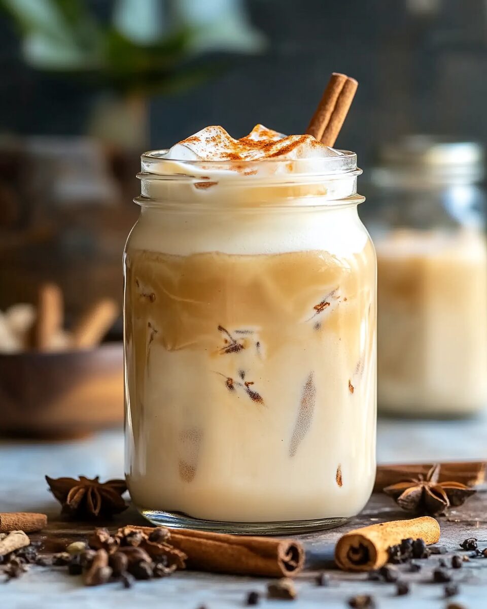 Iced Vanilla Chai Latte - Sophia Recipes