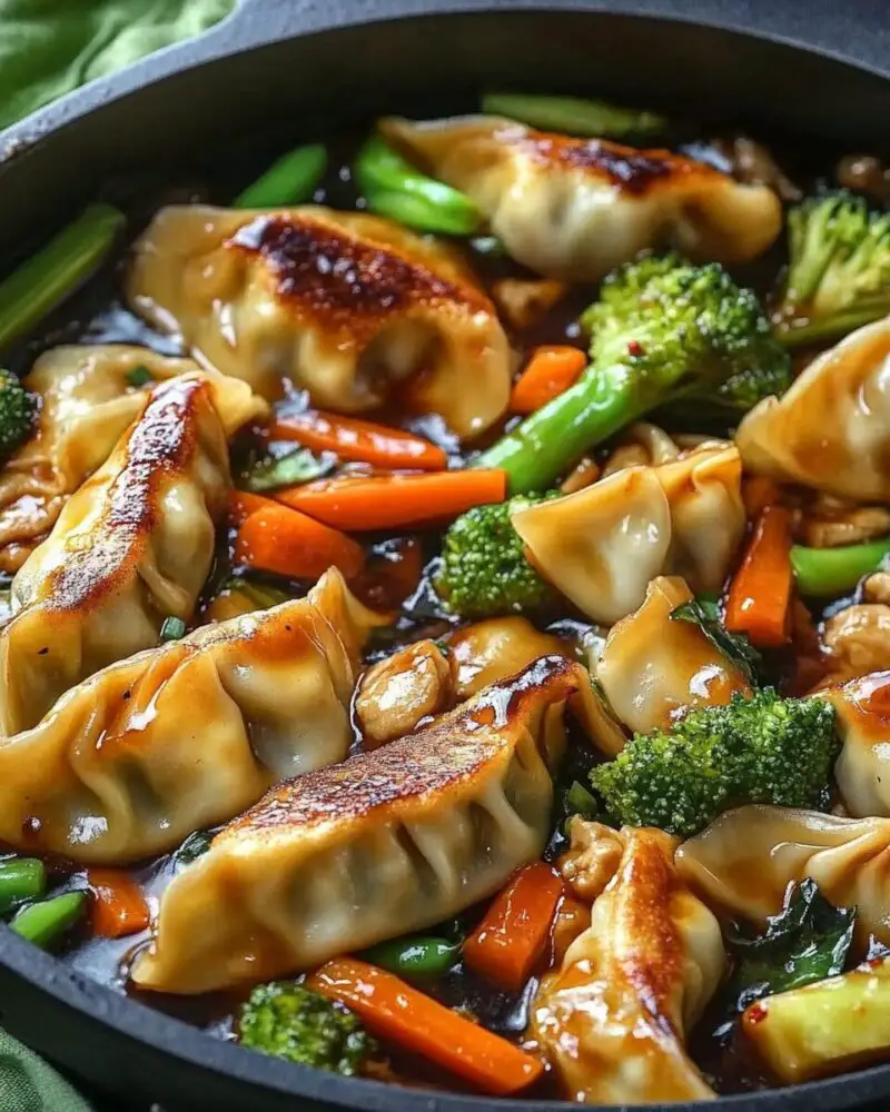 Potsticker Stir Fry - Sophia Recipes