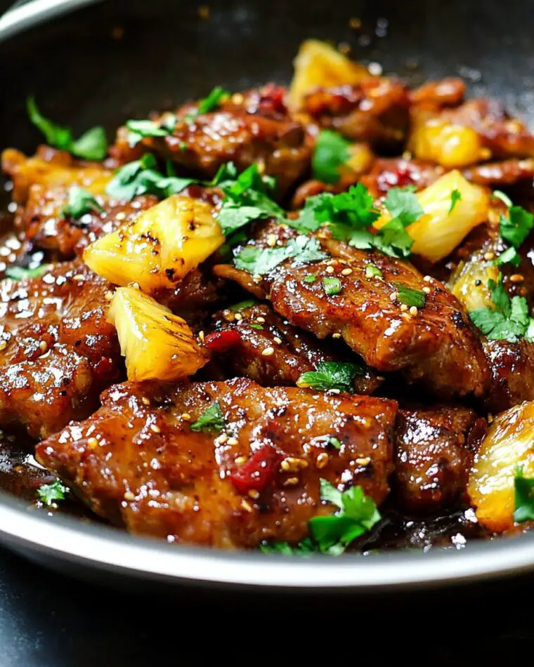 Super Tender Pineapple Pork - Sophia Recipes