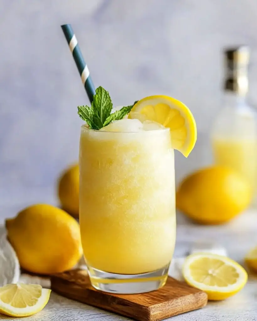 Boozy Frozen Lemonade - Sophia Recipes