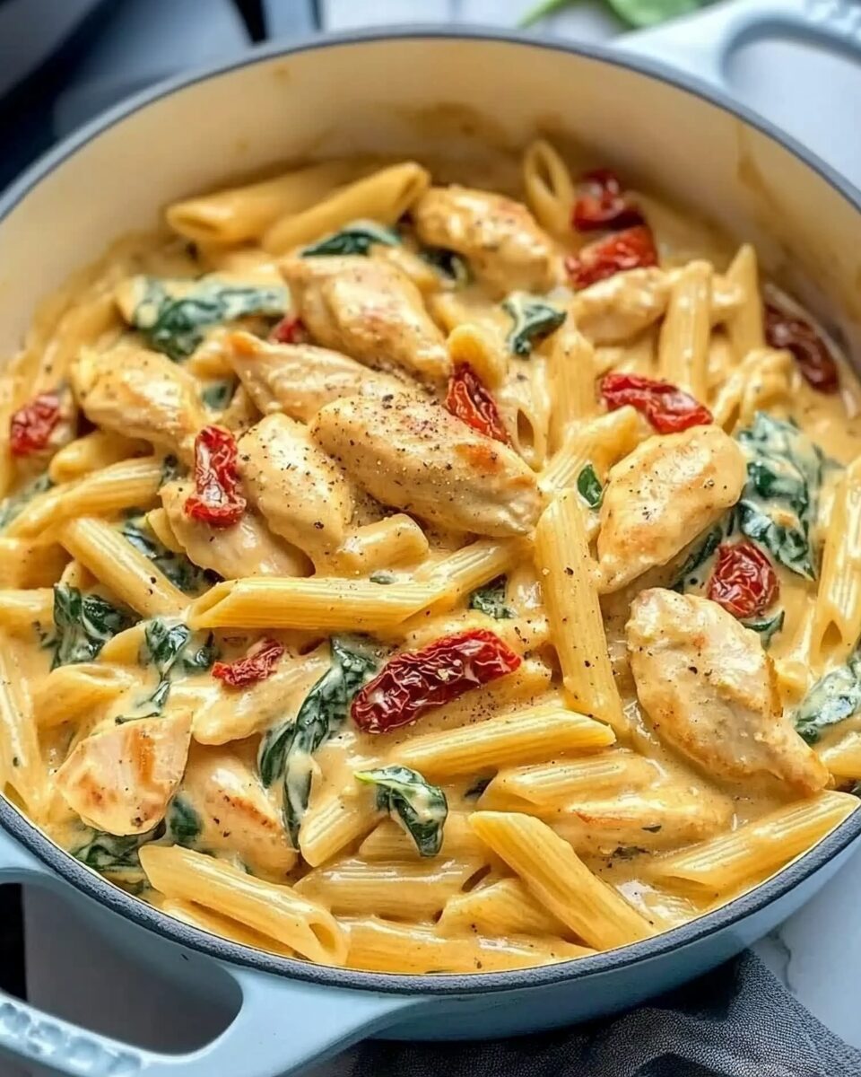 Creamy Tuscan Chicken Pasta - Sophia Recipes