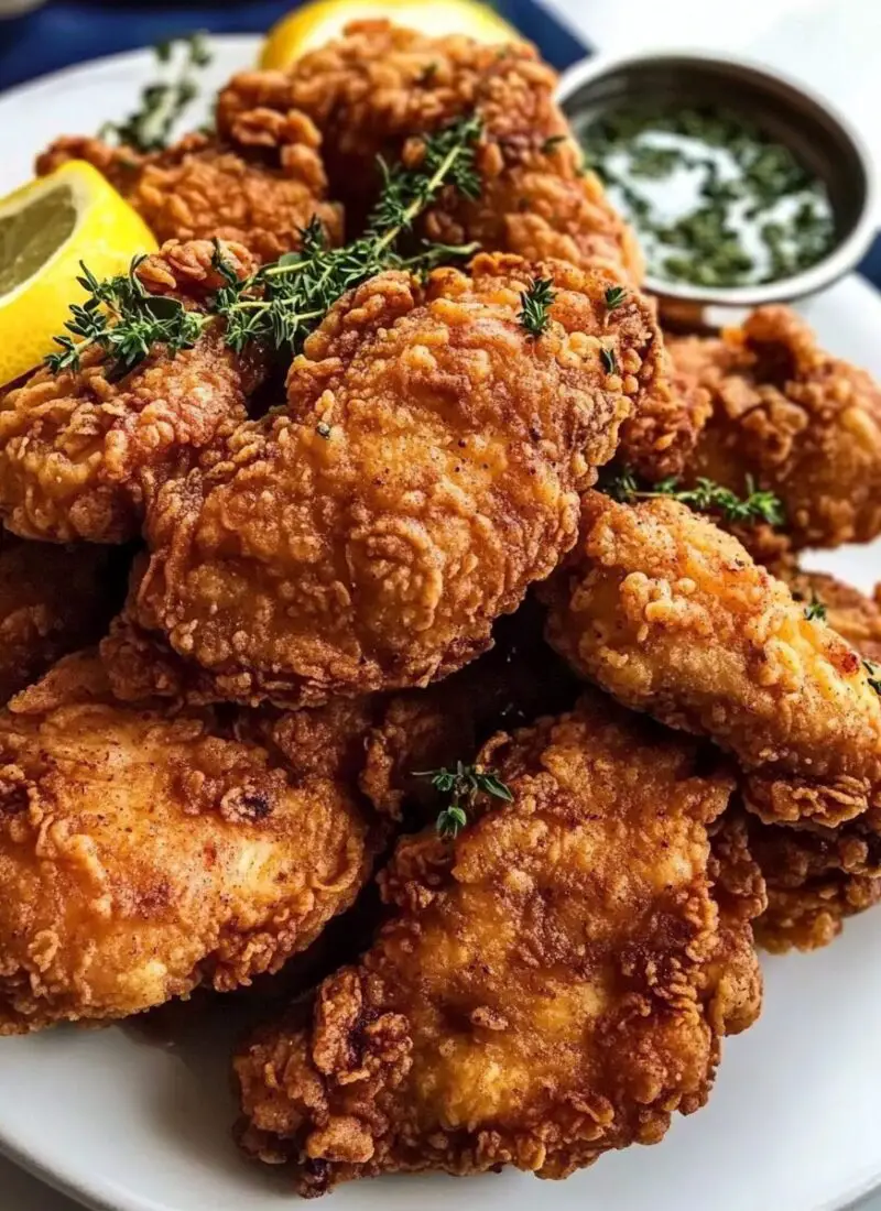 Extra Crispy Buttermilk Fried Chicken - Sophia Recipes