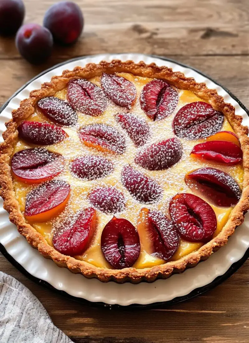 German Plum Tart - Sophia Recipes