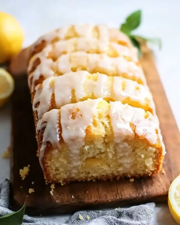 Iced Lemon Pound Cake - Sophia Recipes