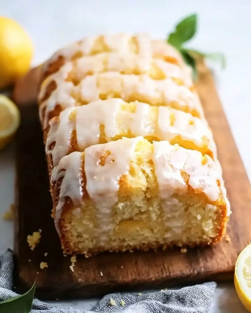 Iced Lemon Pound Cake - Sophia Recipes