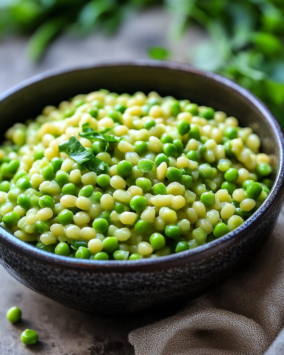 Vegan Spring Pea Risotto - Sophia Recipes