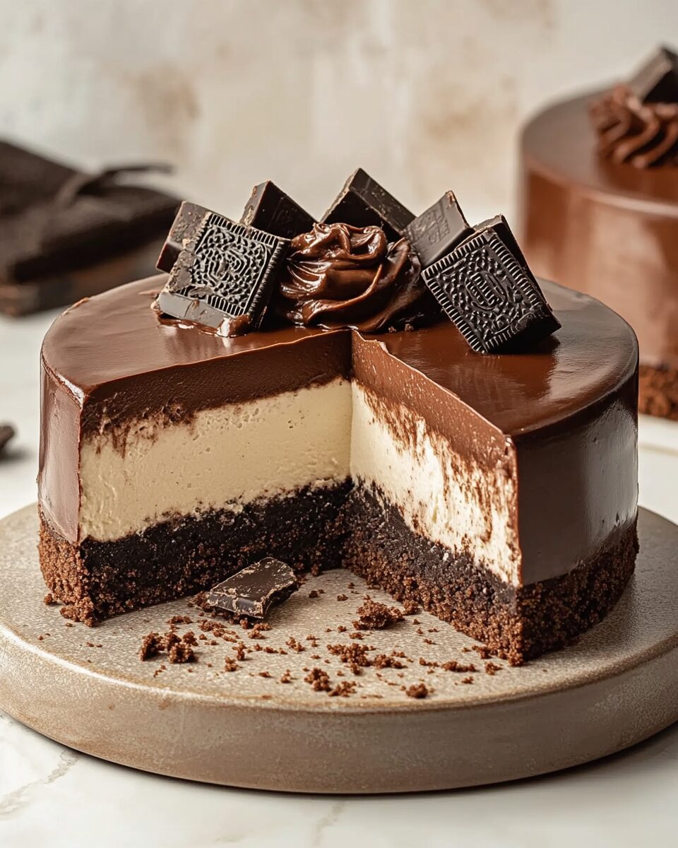 Triple Chocolate Cheesecake - Sophia Recipes