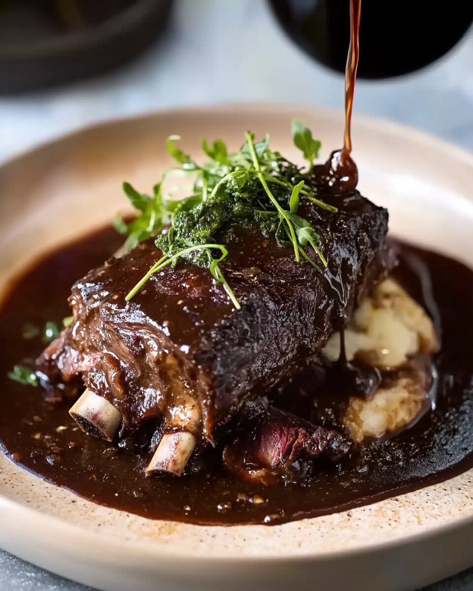 Braised Beef Short Ribs in Red Wine Sauce - Sophia Recipes