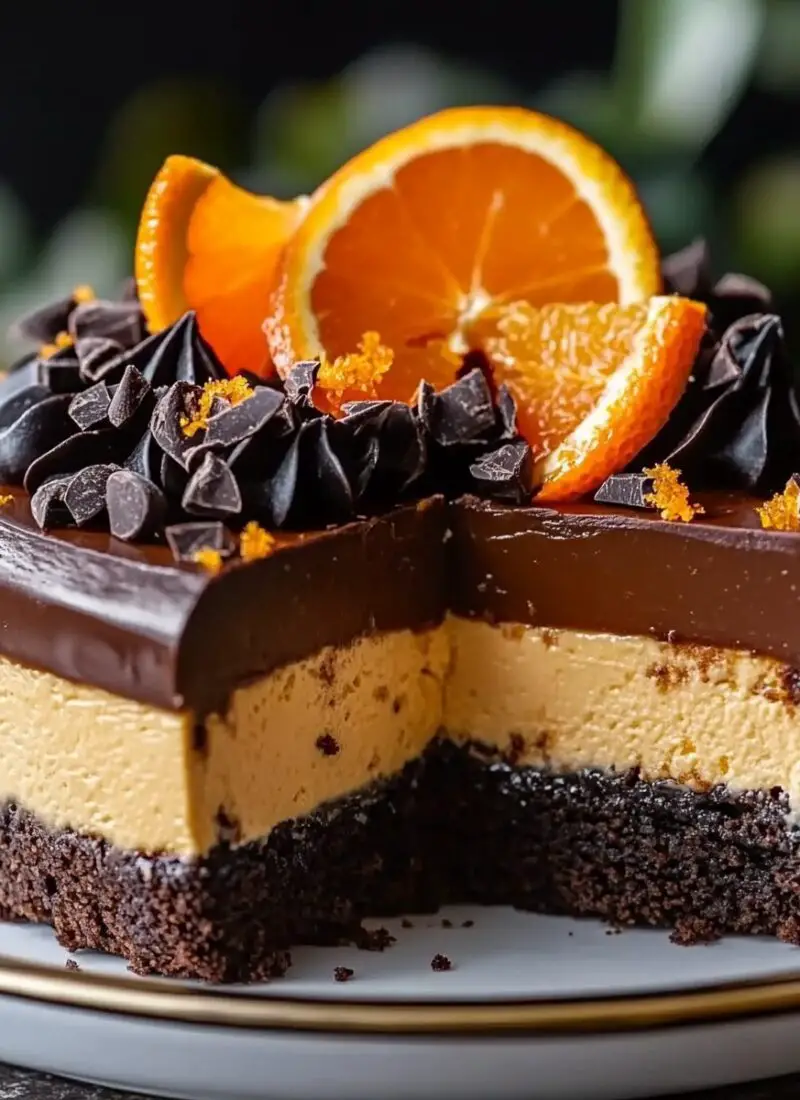 Chocolate Orange Cheesecake - Sophia Recipes