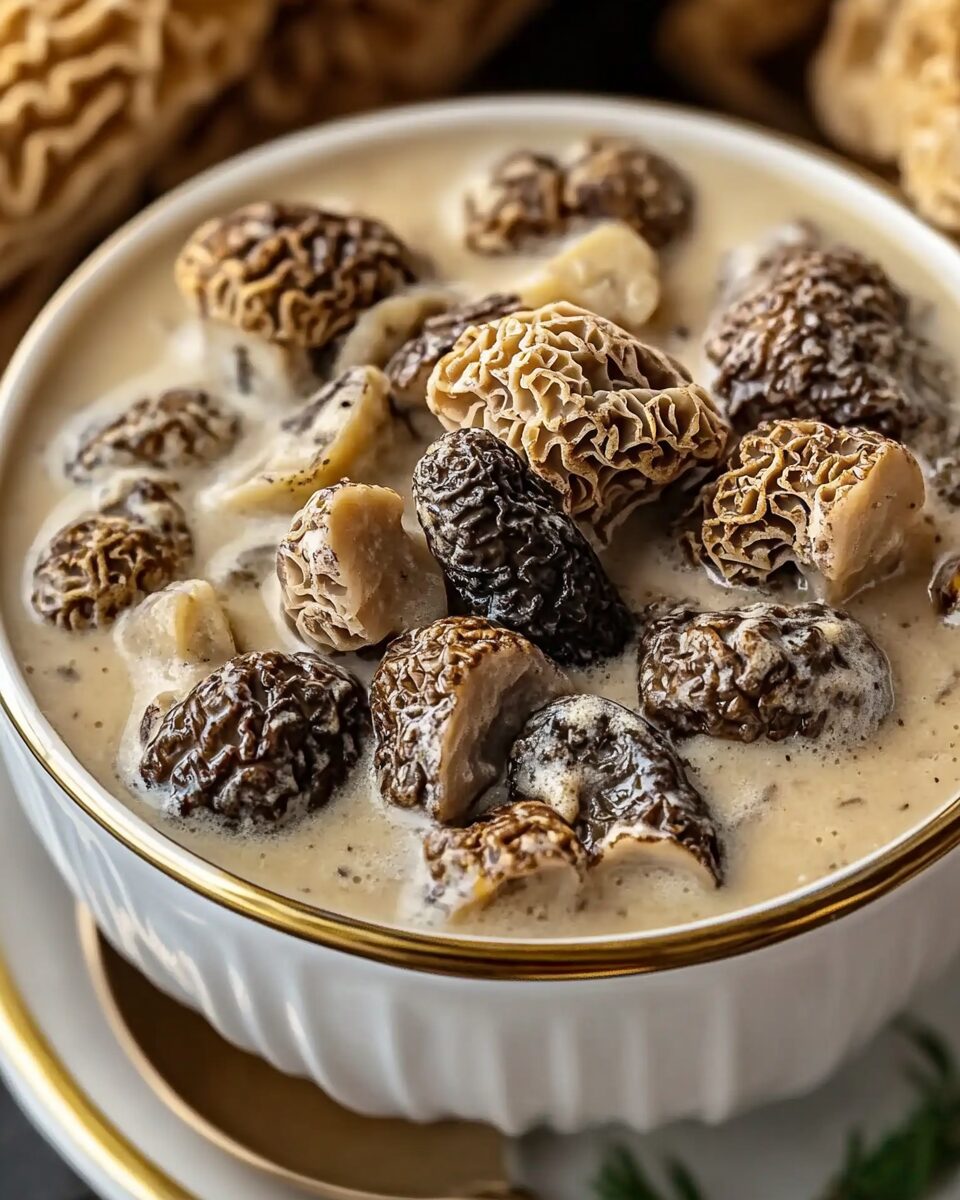 Creamy Morel Mushroom Soup - Sophia Recipes