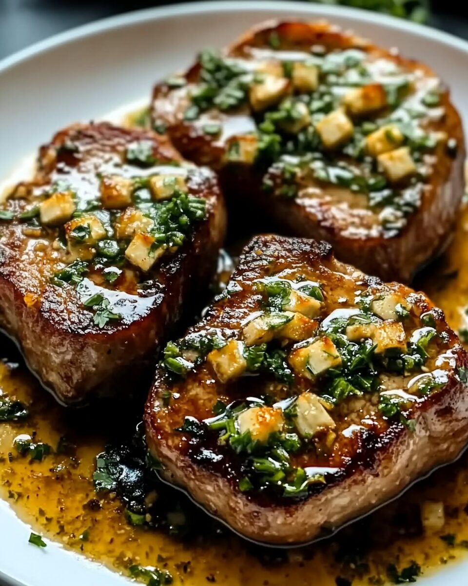 Garlic Butter Pan-Seared Pork Chops - Sophia Recipes