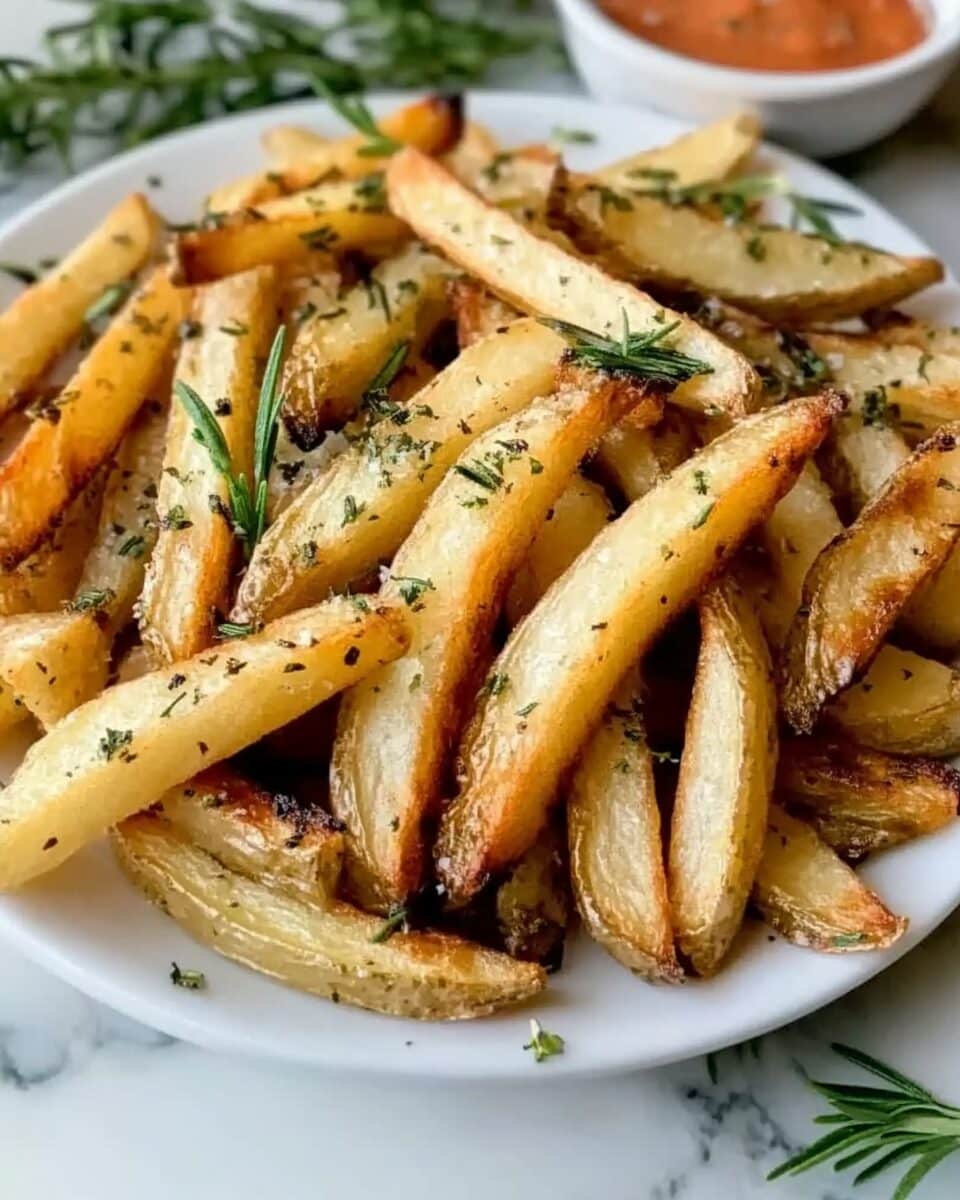 Killer Garlic Fries with Rosemary - Sophia Recipes