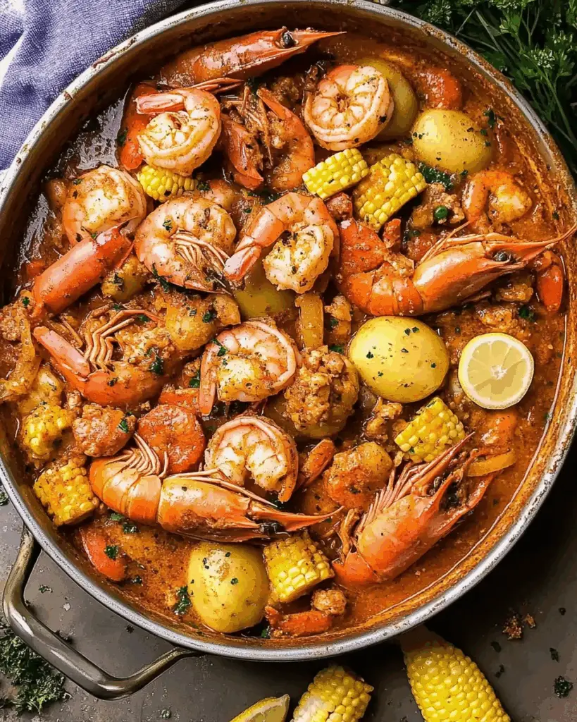 Cajun Seafood Boil with Garlic Butter Sauce - Sophia Recipes