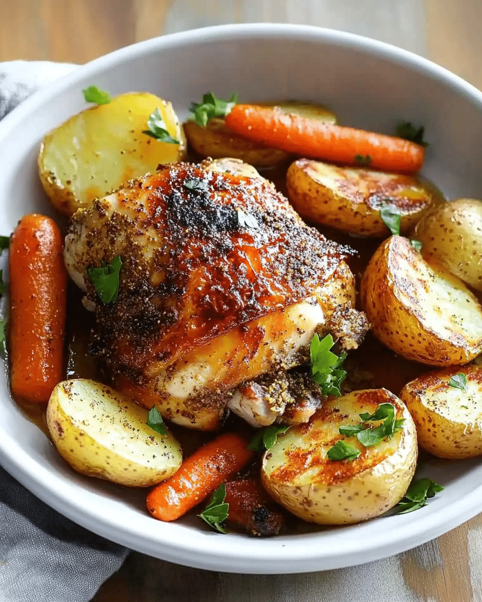 Lebanese Baked Chicken with Potatoes - Sophia Recipes