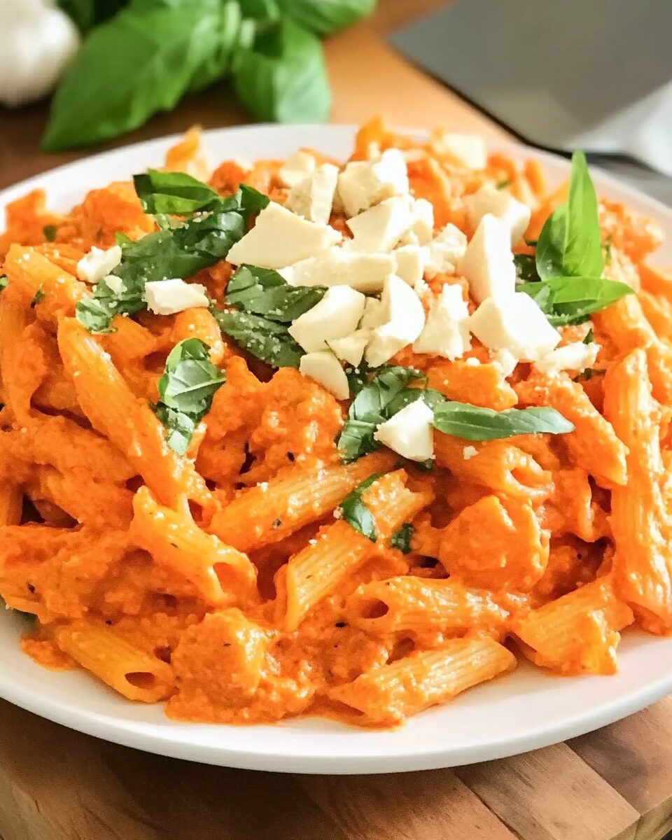Roasted Red Pepper Pasta - Sophia Recipes