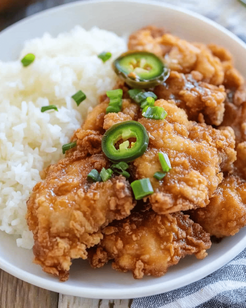 Crispy Hawaiian Garlic Chicken - Sophia Recipes