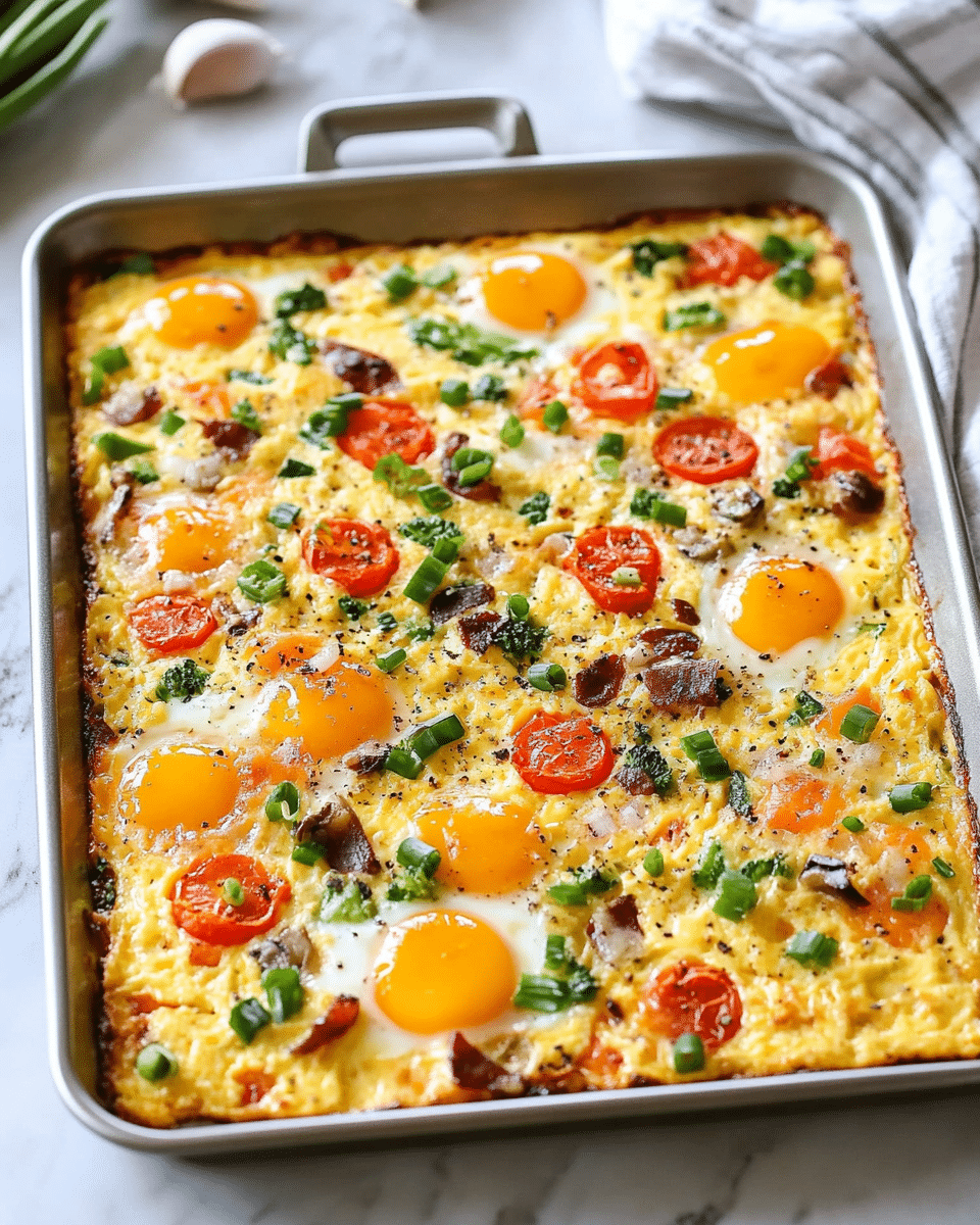 Sheet Pan Eggs - Sophia Recipes