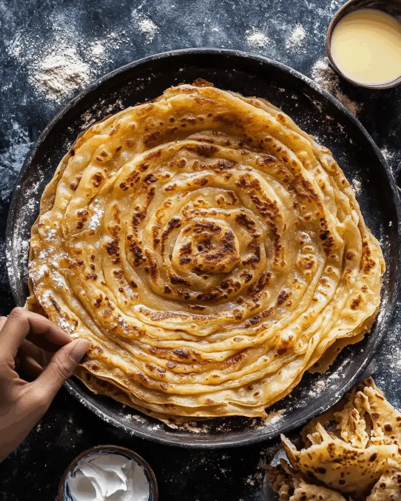 Lachha Paratha - Sophia Recipes