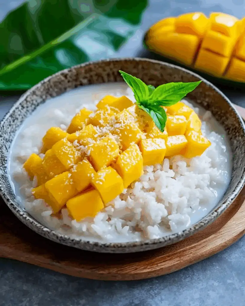 Mango Sticky Rice - Sophia Recipes