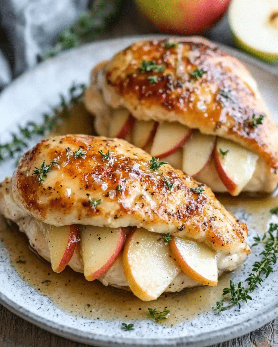 Apple and Brie Stuffed Chicken Breast - Sophia Recipes